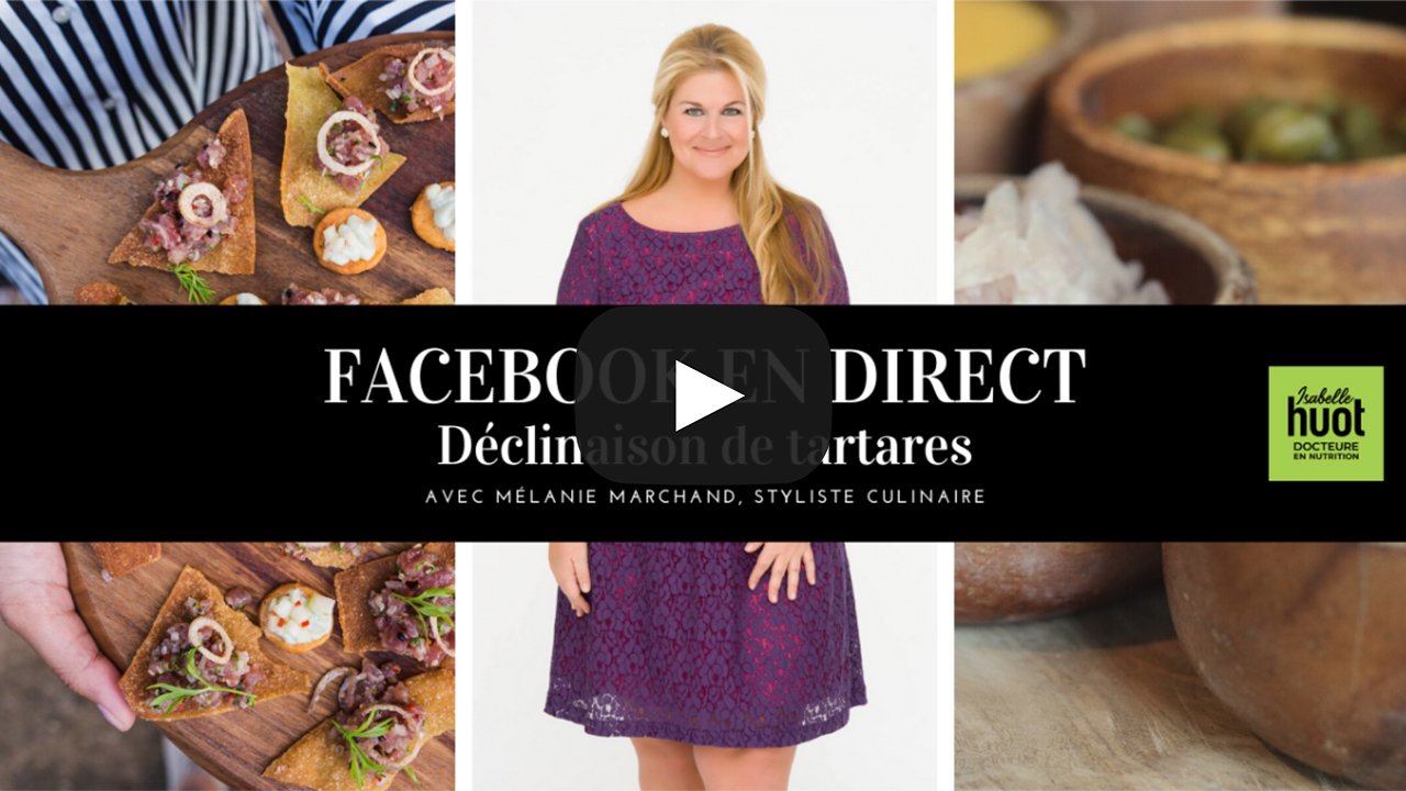 VERSION OF TARTARES - RECIPES ISABELLE HUOT – Isabelle Huot